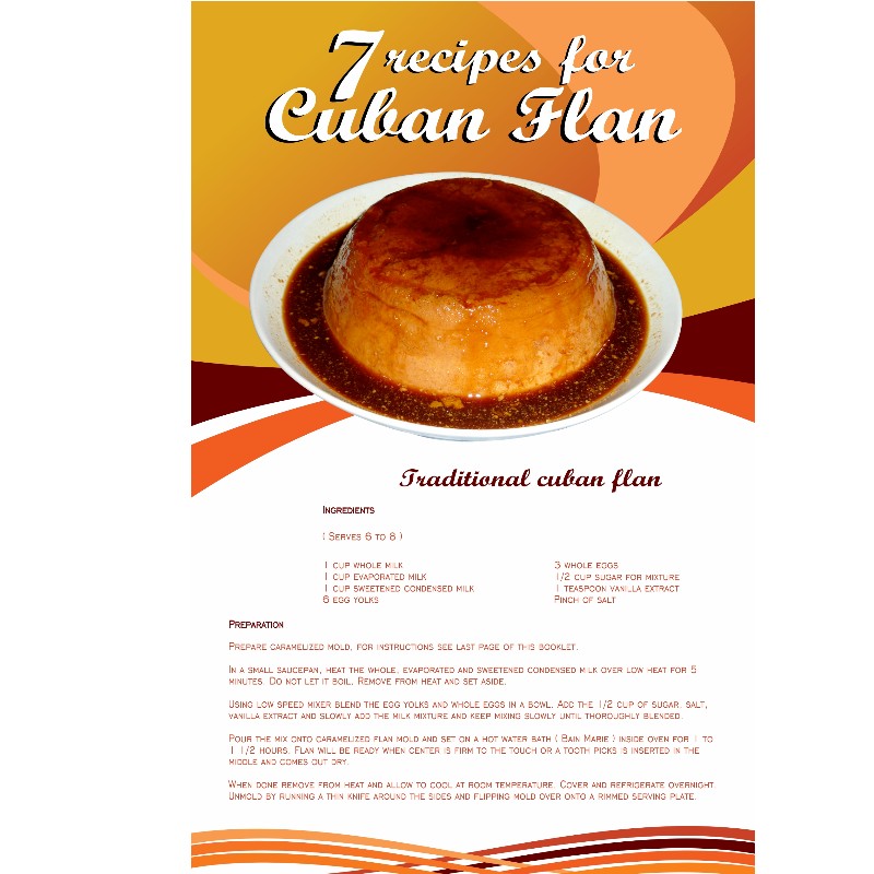 Traditional Cuban Flan Mold 1 Qt. Stainless Steel Cinstructio. 7 Cuban ...