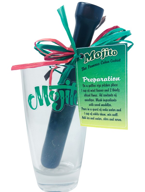 Mojito Kit with Glasses and Mix - Sentir Cubano